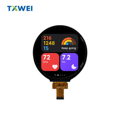 4.0 Inch Round Tft Display Full Color Circle MIPI Tft Interface TFT LCD Display 450cd/M2